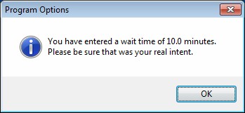 Setting Program Options