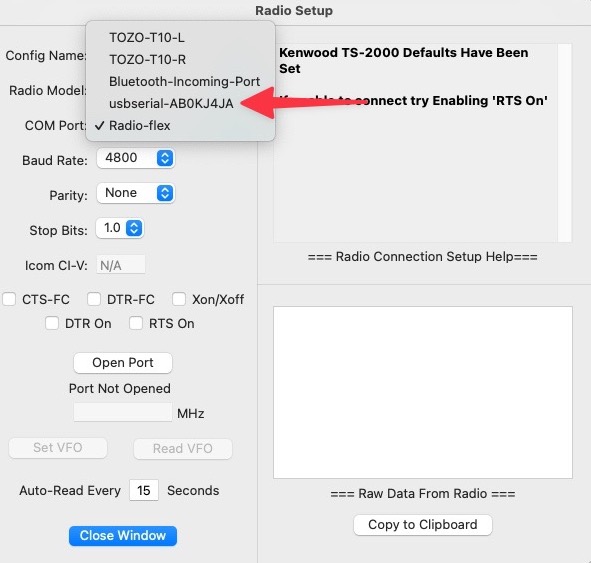 Adding A New Radio Configuration